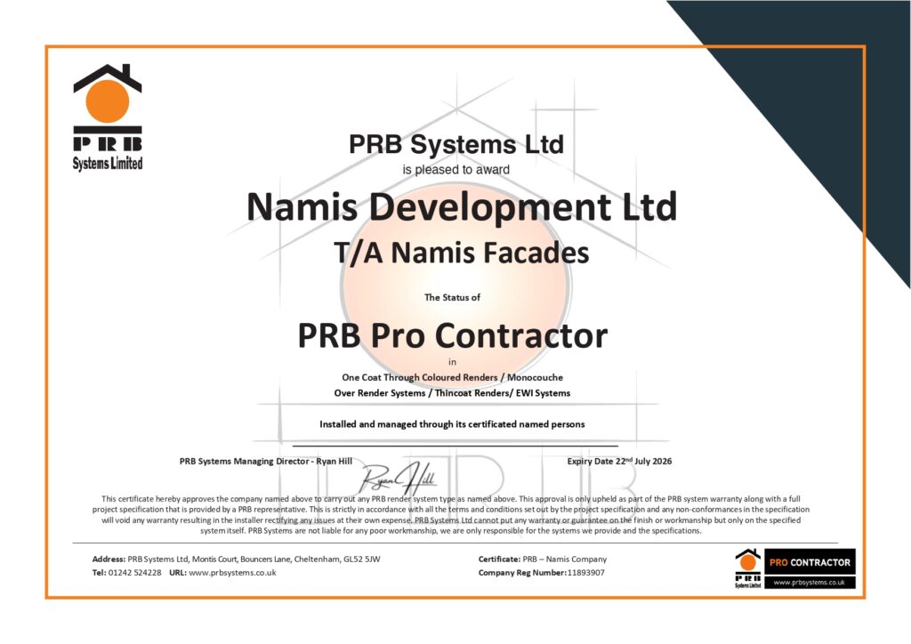 Approved Contractor PRB | Namis Facades